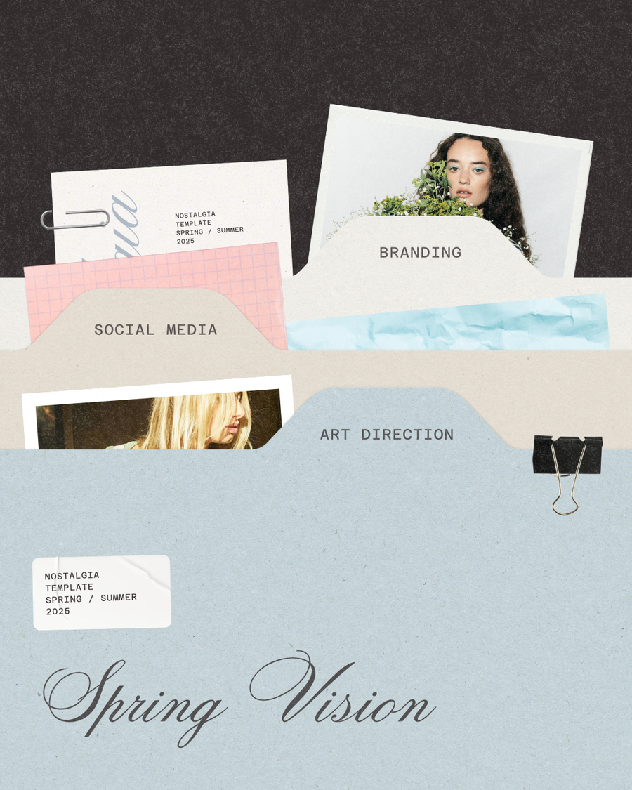 Nostalgia Instagram Feed Template – Creative Space