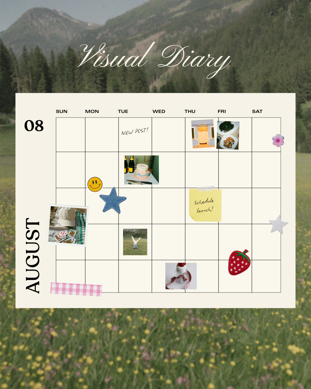Nostalgia Instagram Feed Template – Creative Space